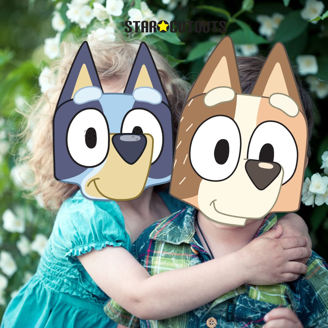 Bluey Masks – Star Cutouts
