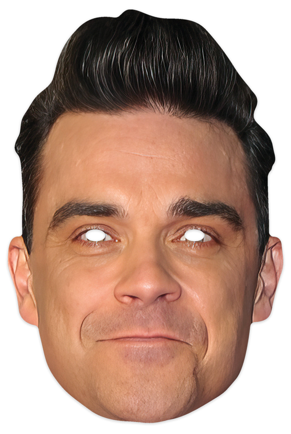 CM244 Robbie Williams Mask CELEBRITY MASKS Single Face Mask – Star Cutouts