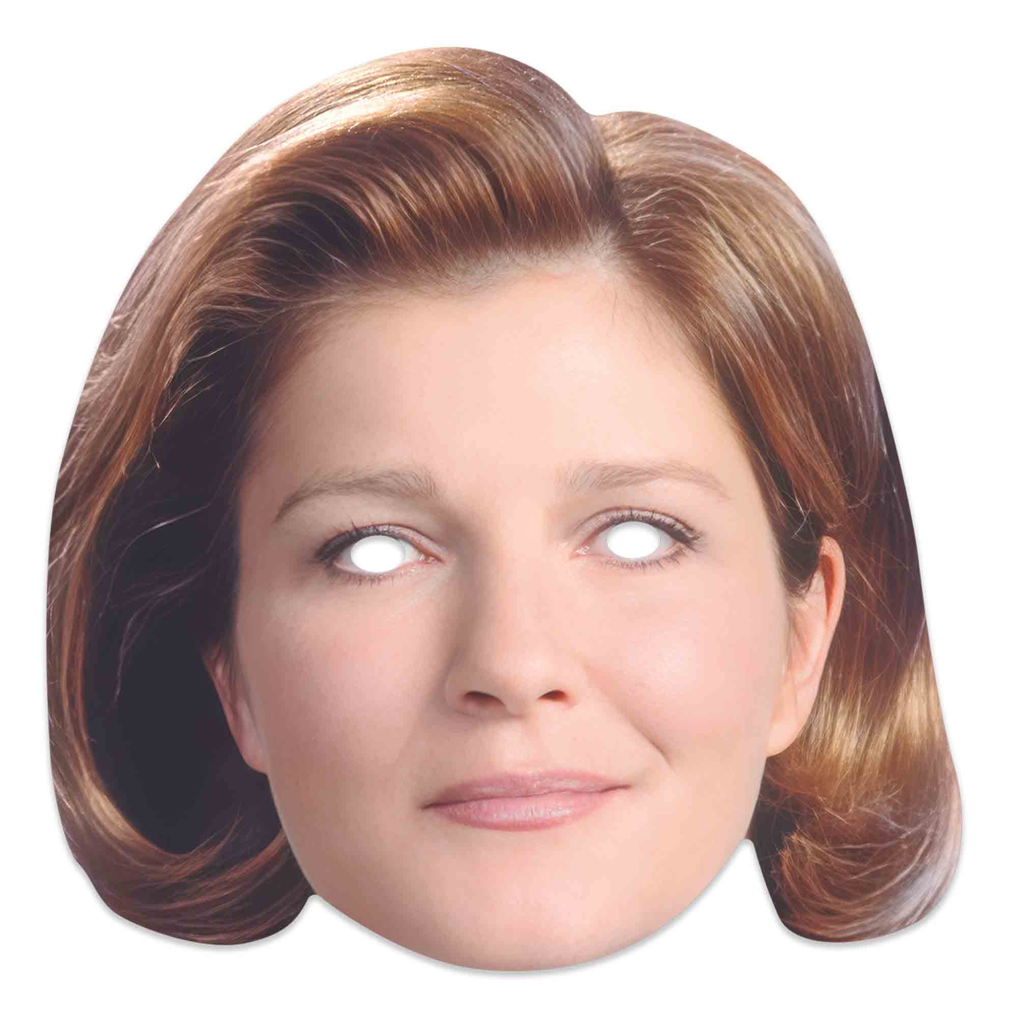 SM517 Kathryn Janeway Mask Kate Mulgrew Star Trek - Includes Tabs and ...