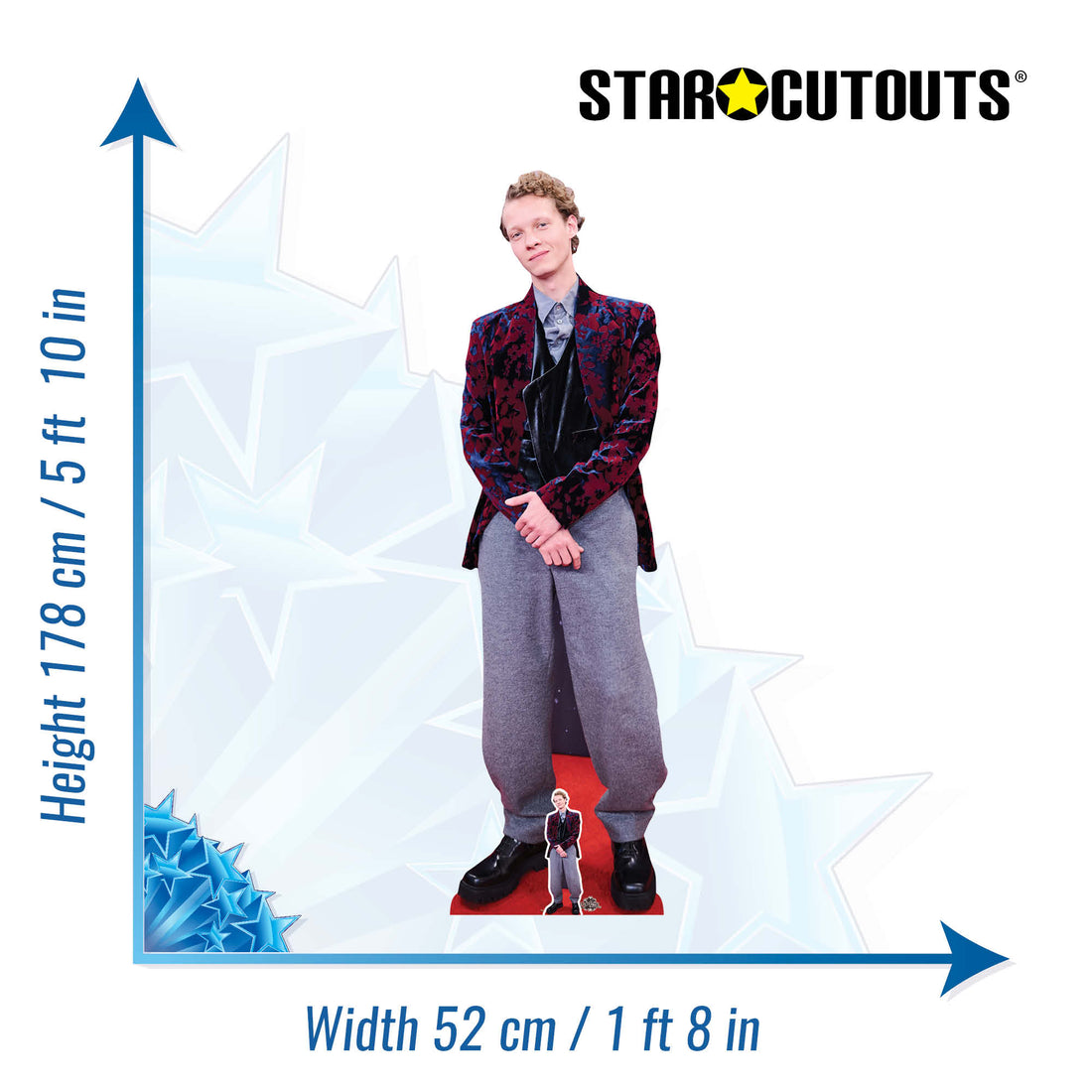 CS1071 Felix Kammerer Height 178cm Lifesize Cardboard Cut Out With Min ...