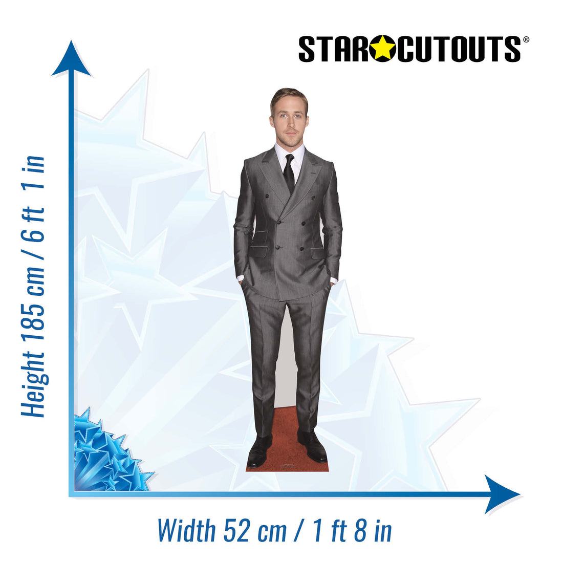 CS569 Ryan Gosling Height 185cm Lifesize Cardboard Cutout – Star Cutouts