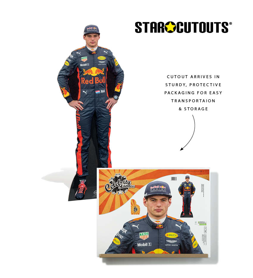 CS667 Max Verstappen Height 177cm Lifesize Cardboard Cut Out With Mini ...