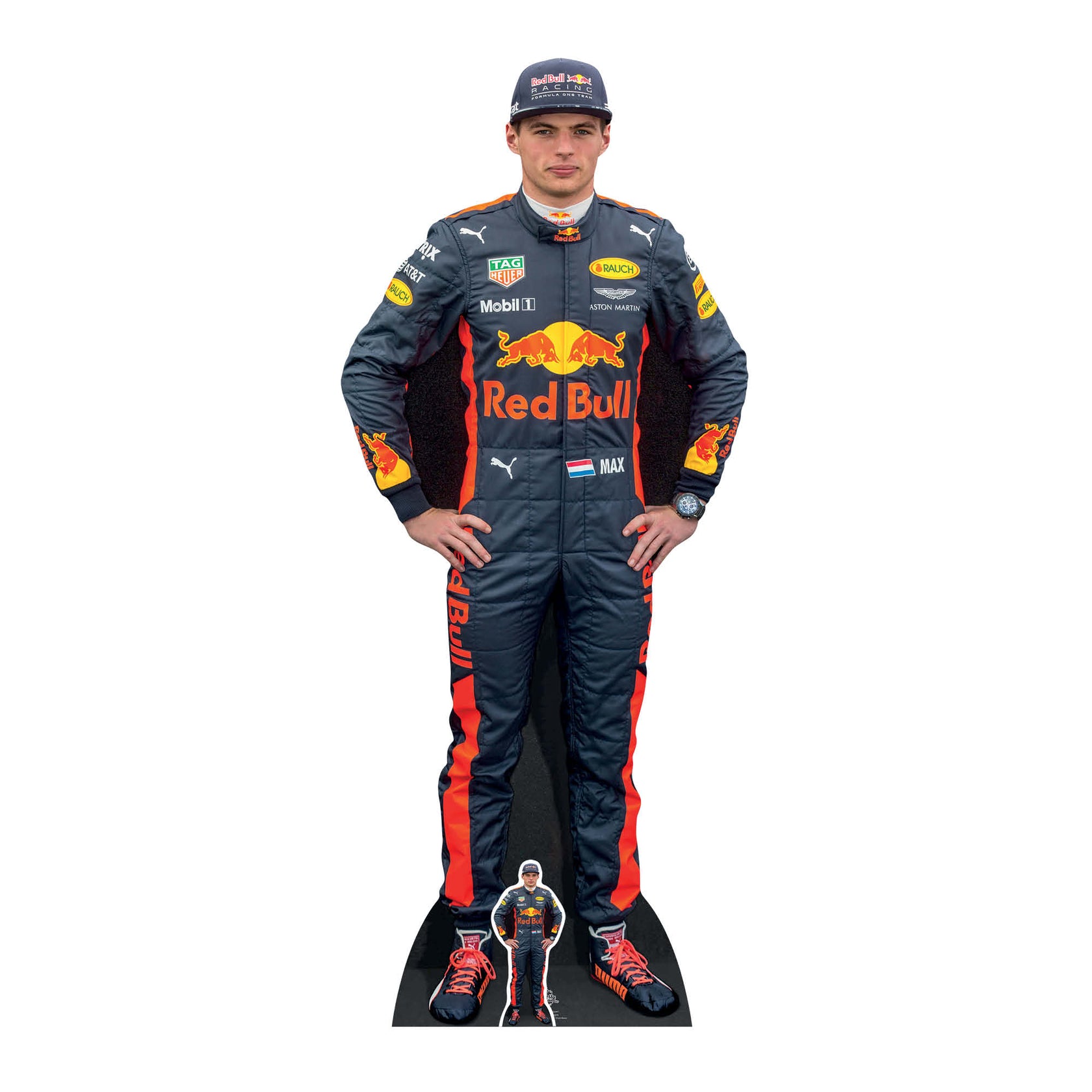 CS667 Max Verstappen Height 177cm Lifesize Cardboard Cut Out With Mini ...