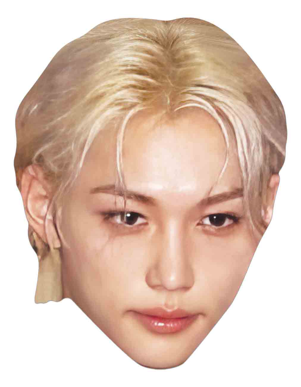 CM269 Felix Stray Kids Single Cardboard Face Mask – Star Cutouts