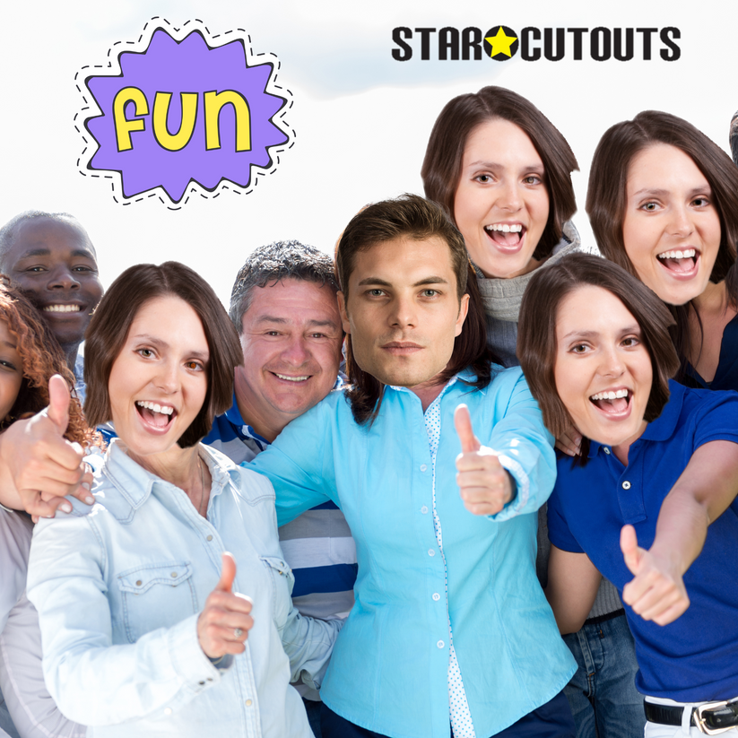 Personalised Cardboard Face Masks - Qty 10 – Star Cutouts
