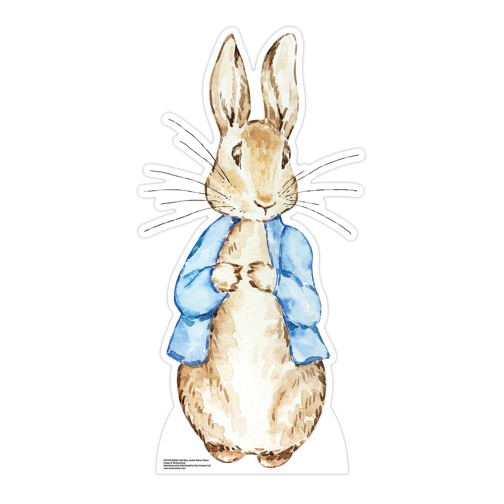 SC4440 Rabbit Blue Jacket Cardboard Cut Out Height 93cm – Star Cutouts