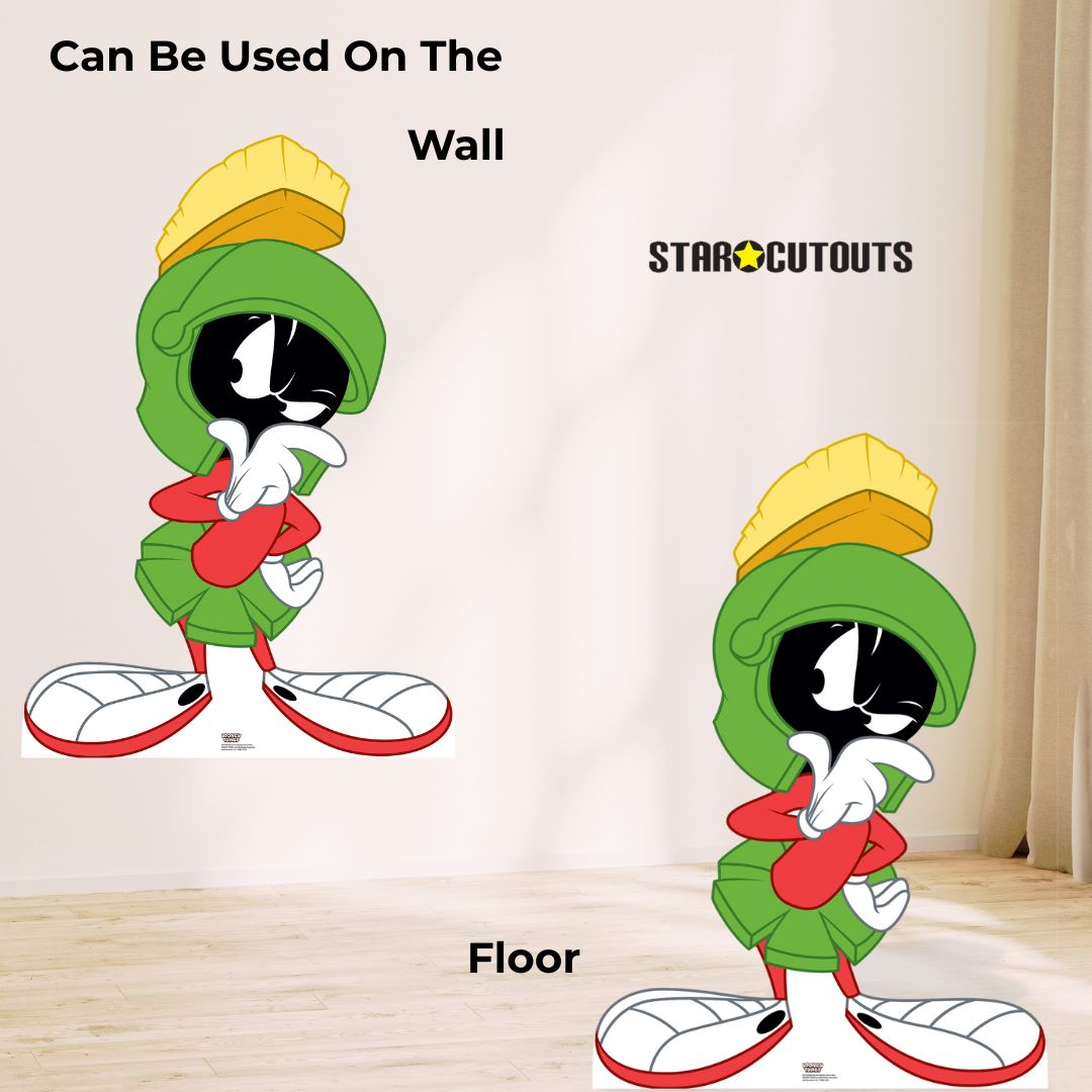 SC4738 Marvin The Martian Hmm Pose Cardboard Cut Out Height 135cm ...