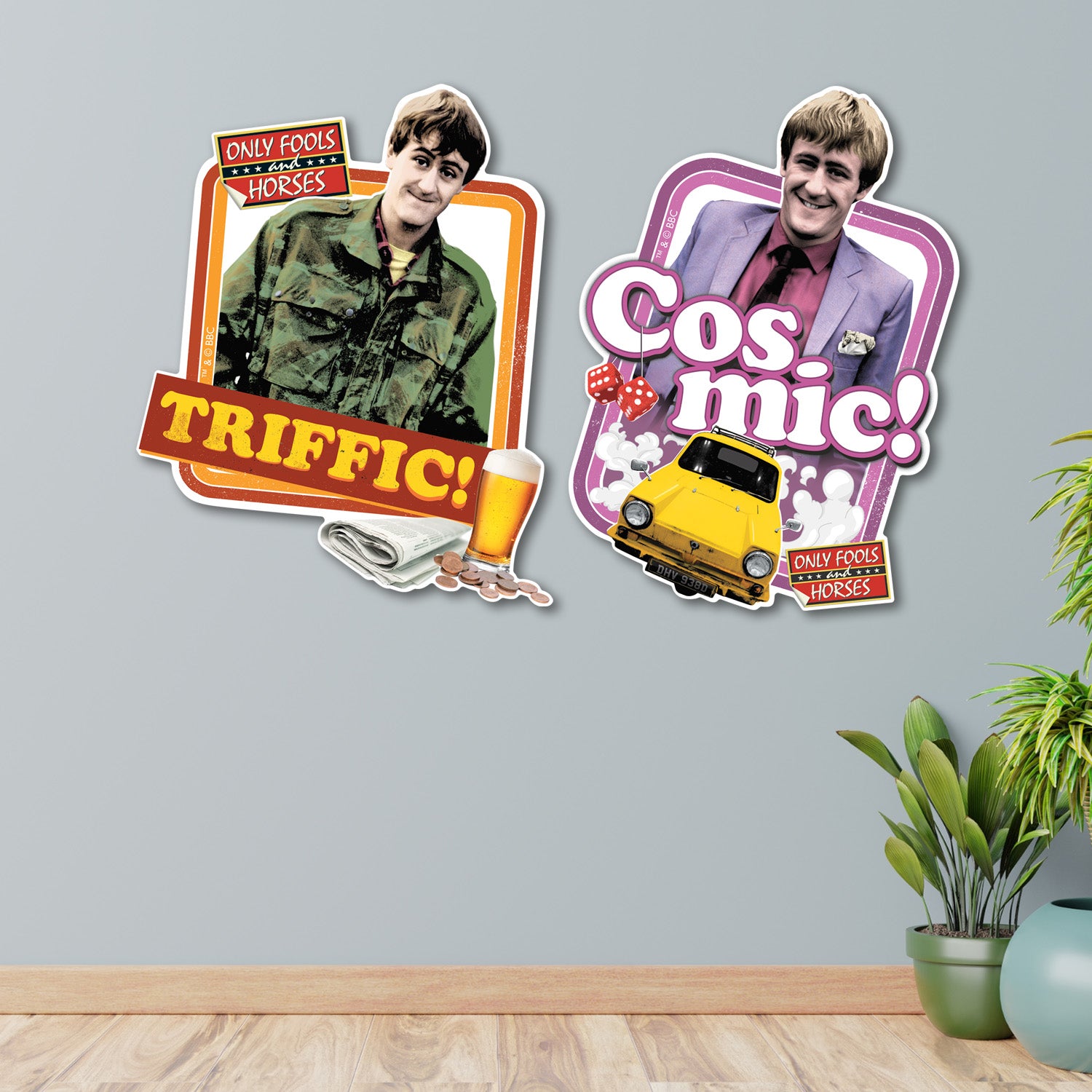 SC4851 Triffic & Cosmic Only Fools and Horses Wall Décor – 56cm – Star ...