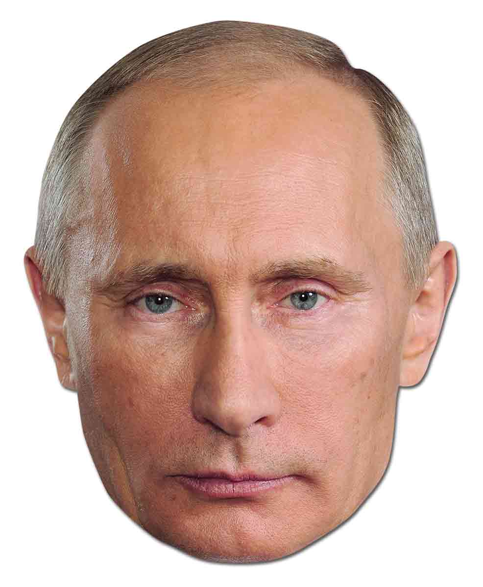 SM255 Vladimir Putin Politician Single Face Mask – Star Cutouts
