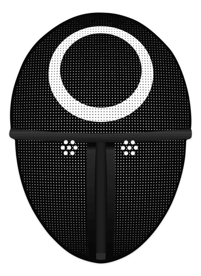 SM406 Fencing Circle Inspired 1D Flat Star Party Single Face Mask ...