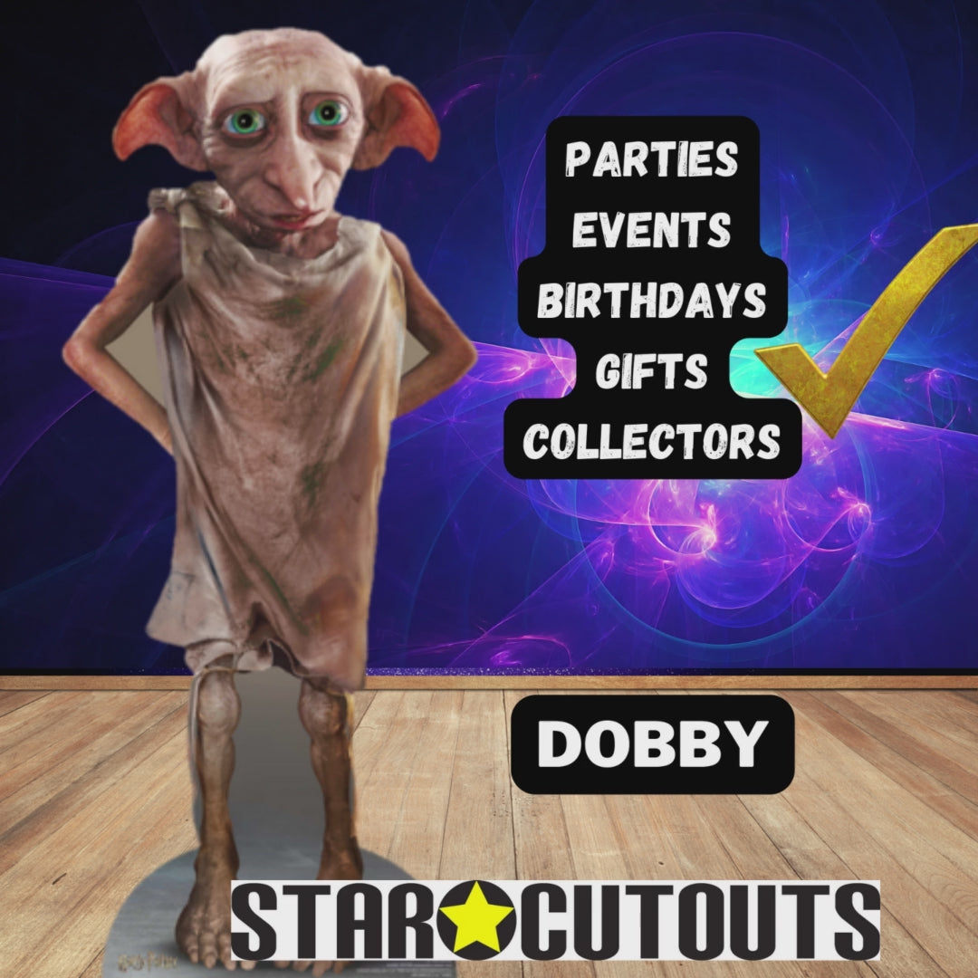 SC1483 Dobby - Star Mini Harry Potter Character Cardboard Cut Out Heig ...